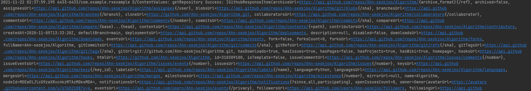 Retrofit Rxjava 사용하기 